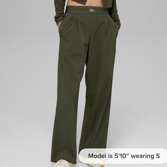 ALO Yoga | Pants & Jumpsuits | Nwt Alo Yoga Suite Up Trouser Regular ...